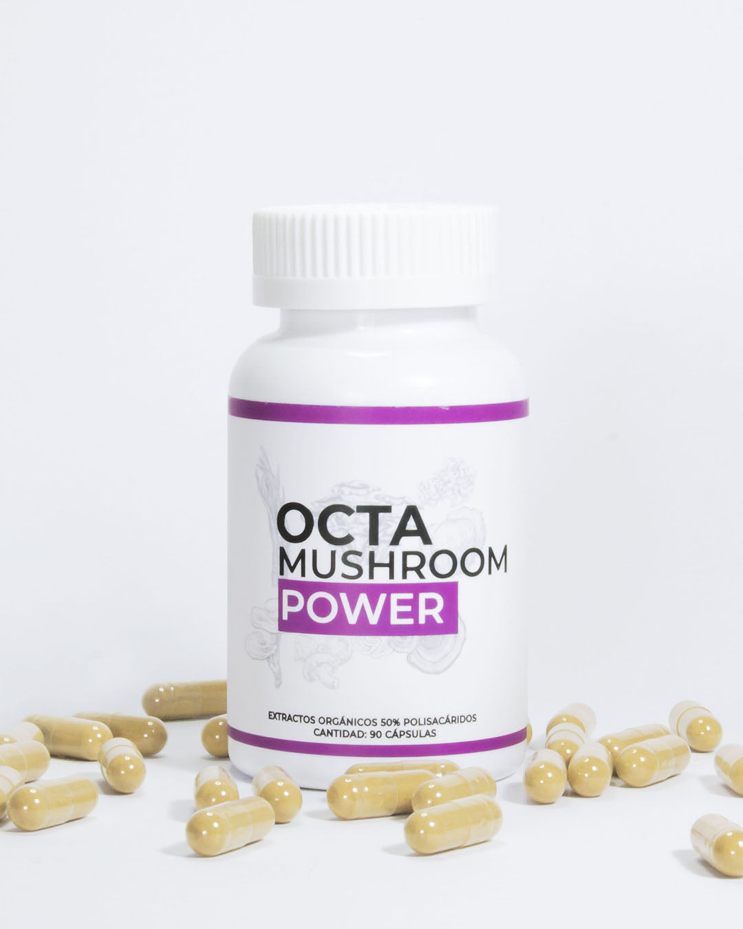 Octa Mushroom Power - Poderosa Mezcla de 8 Hongos Medicinales – MycoLab Mx